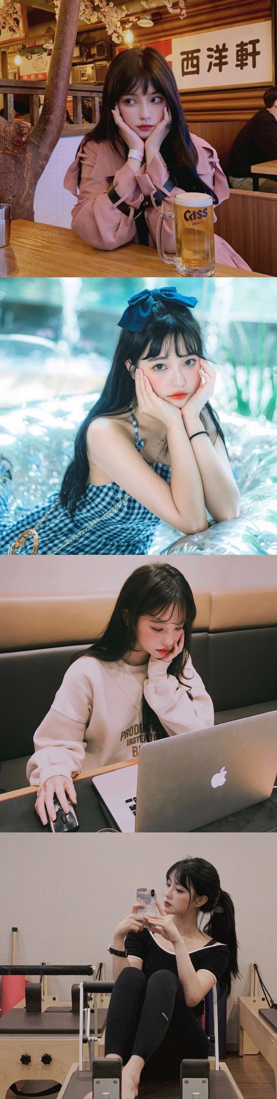 你搅散一池星光，成为我的月亮。ins：jung.y00n