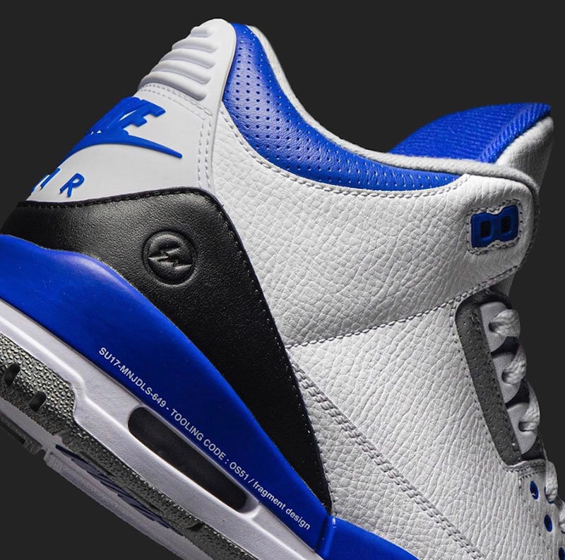 比 AJ1「大闪电」更稀有！藤原浩 Fragment x AJ3 细节曝光