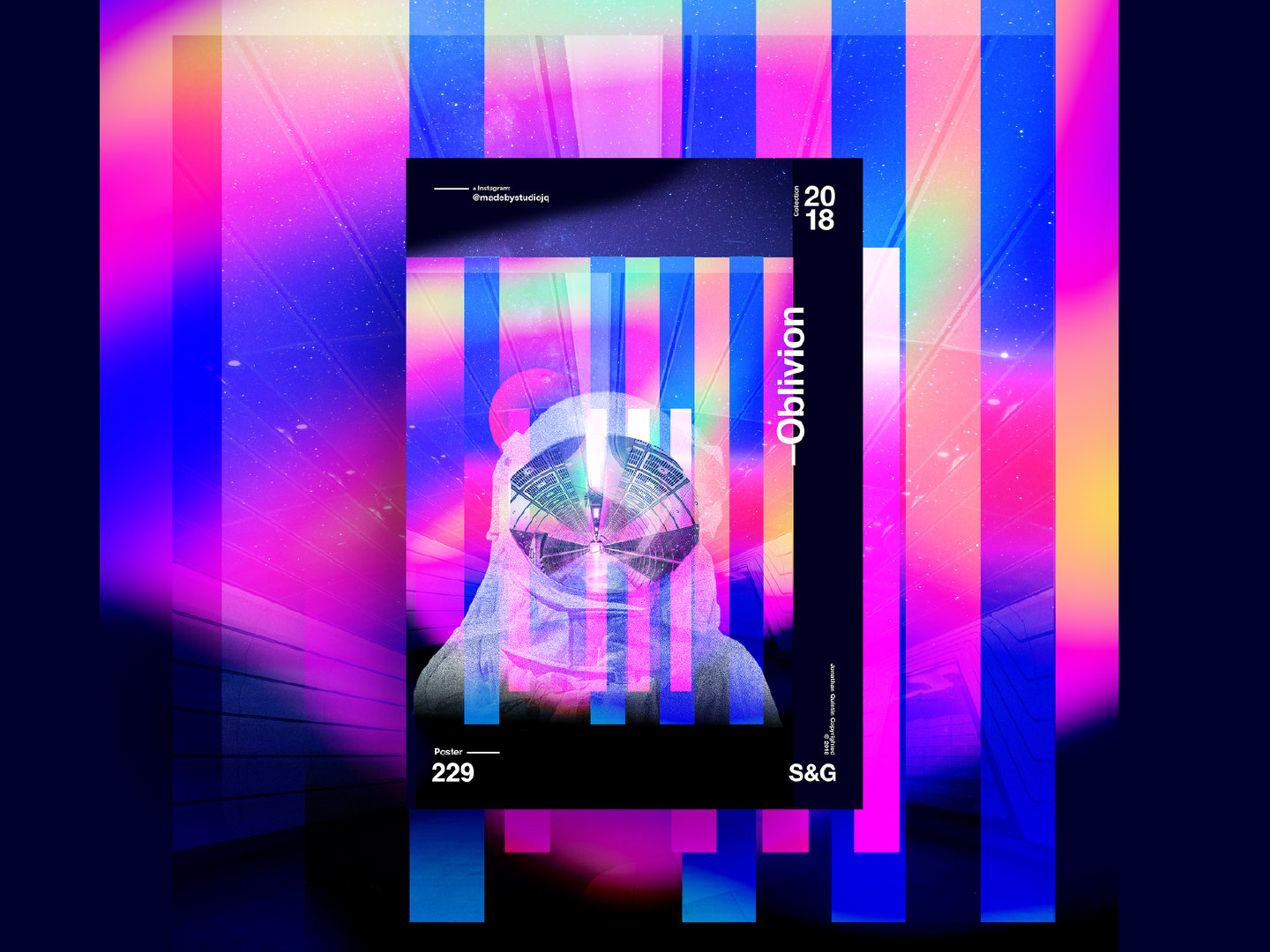 追波大神 Studio-JQ 把五彩斑斓黑和2019年设计趋势的流体形状相结|流体|大神|形状_新浪新闻