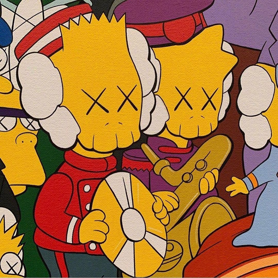 kaws作品,kaws画 - 伤感说说吧