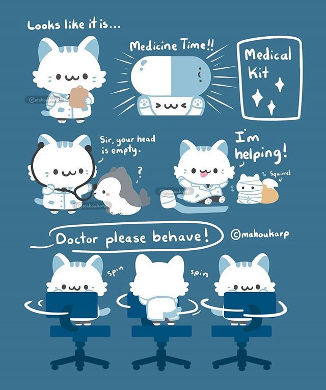 插画师mahoukarp绘制的可爱动物，萌到让人忍不住去戳戳。|插画师|可爱|萌到_新浪新闻