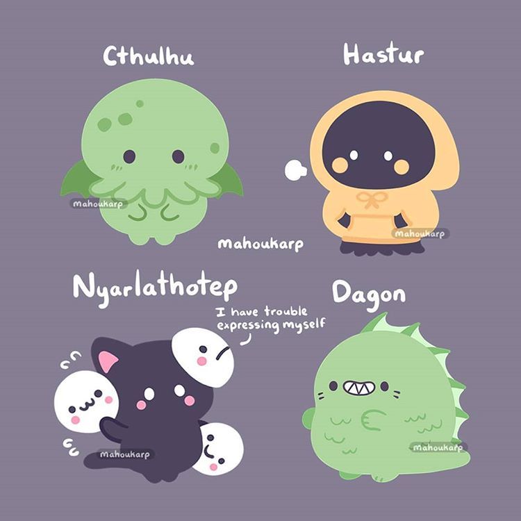 插画师mahoukarp绘制的可爱动物，萌到让人忍不住去戳戳。|插画师|可爱|萌到_新浪新闻