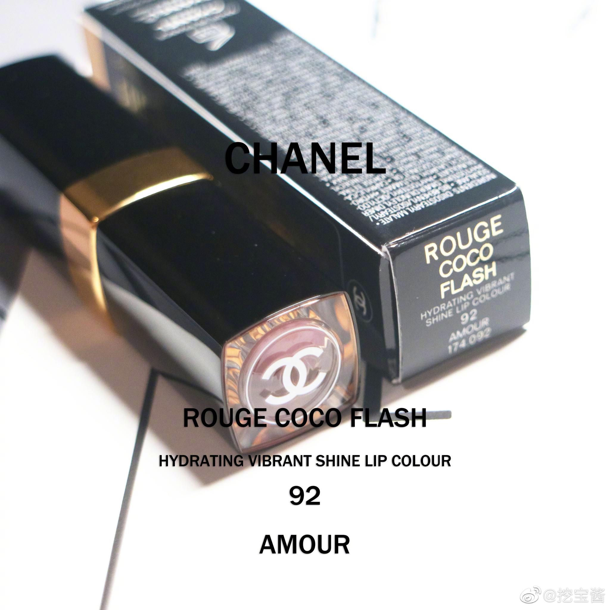 CHANEL coco flash 92 AMOUR|草莓|黑皮|唇部_新浪新闻