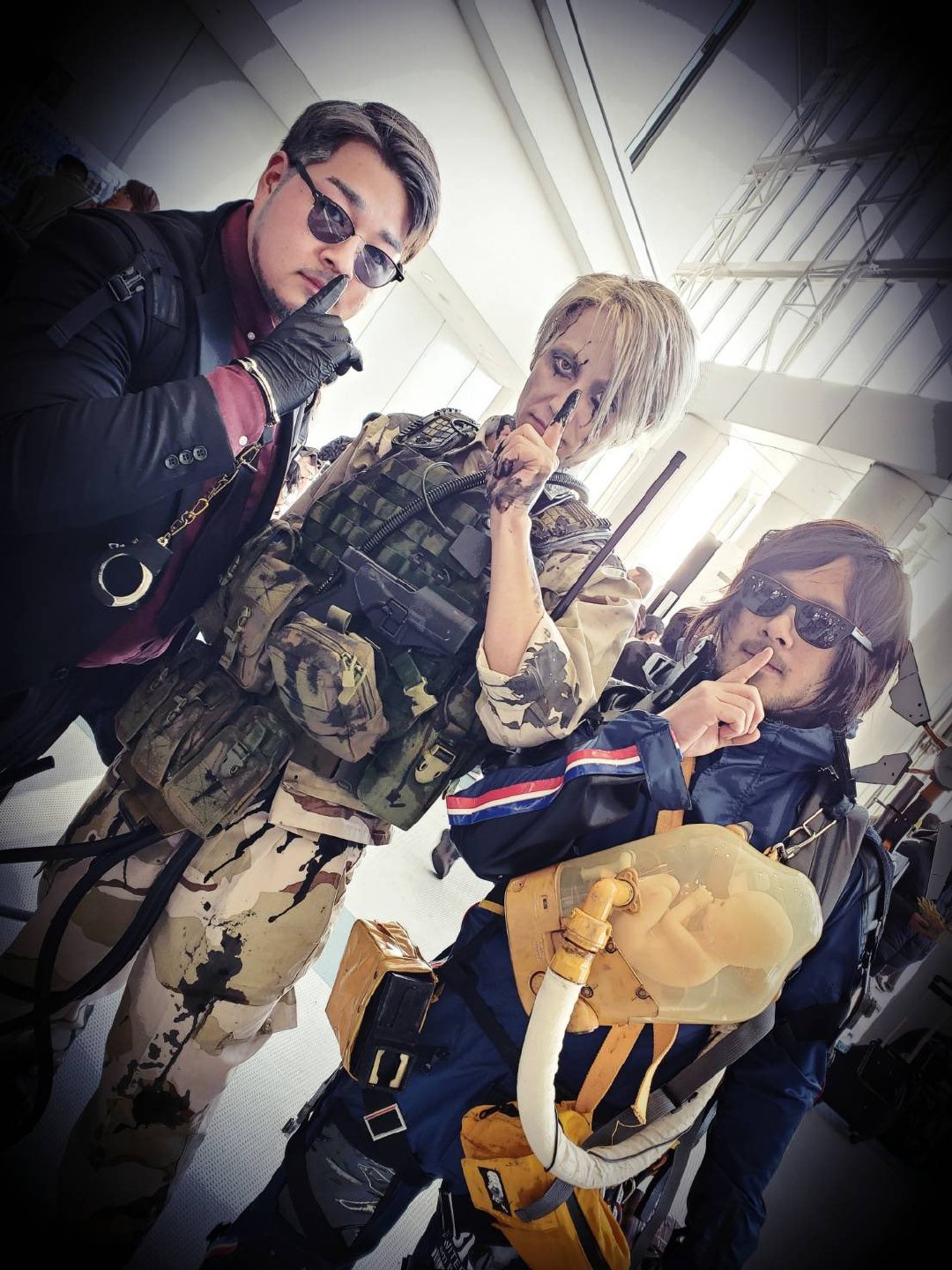 C97上今天的《死亡搁浅》山姆、克里夫、亡人cos