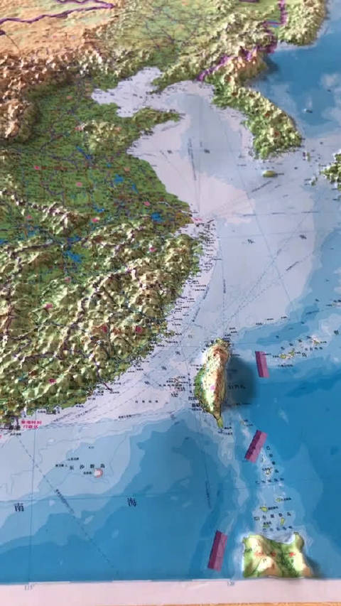 立体中国地形图！我在高空俯瞰你我的家！|地形图_新浪新闻