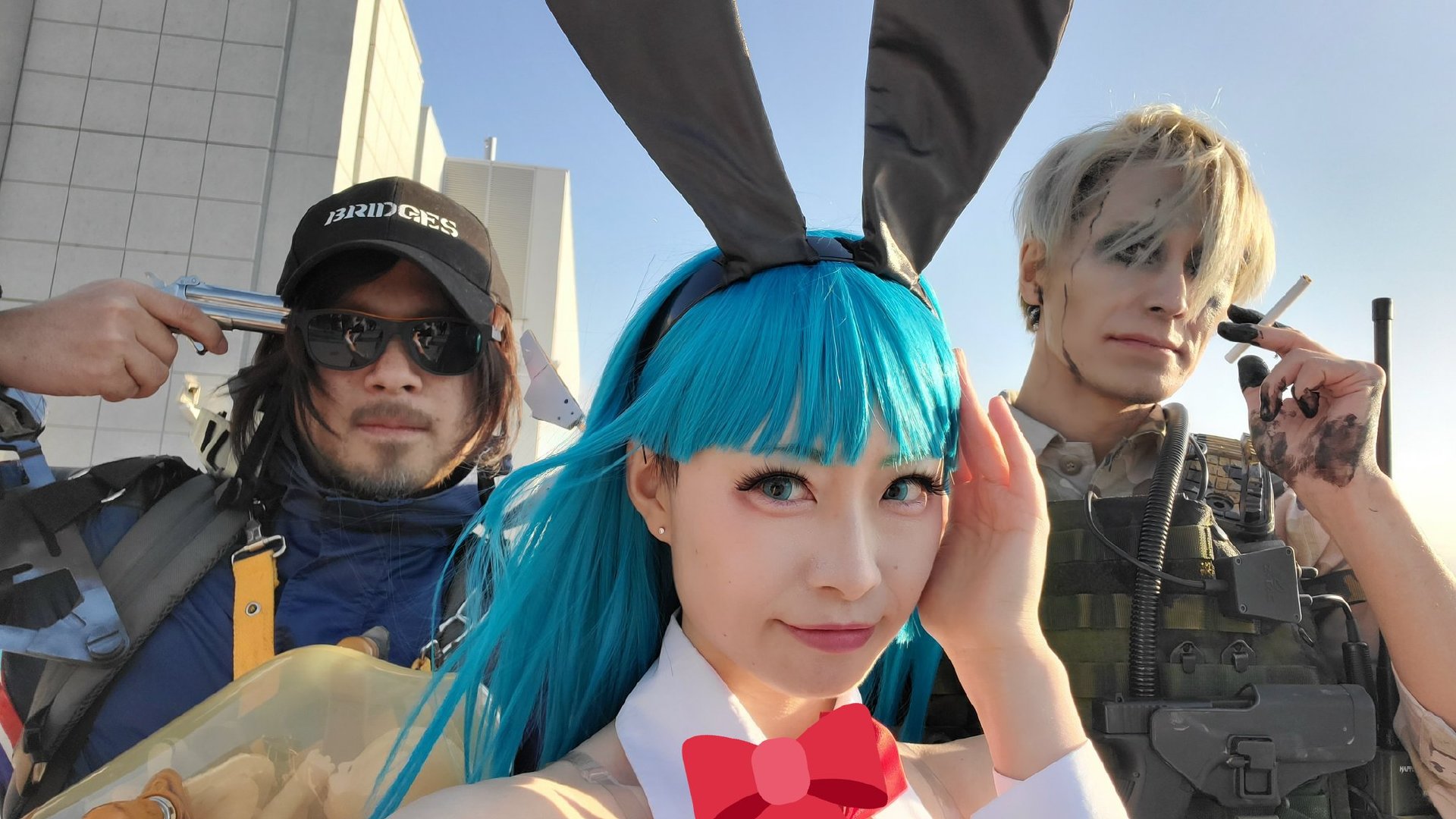 C97上今天的《死亡搁浅》山姆、克里夫、亡人cos