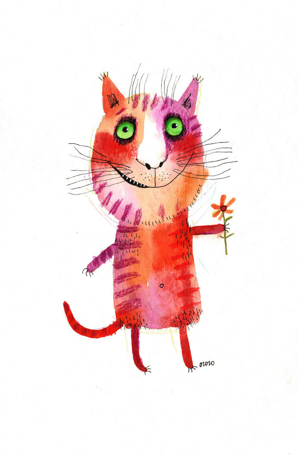 怪萌喵 | 插画师 Nastassia Atrakhovich | ins：ozozo|插画师_新浪新闻