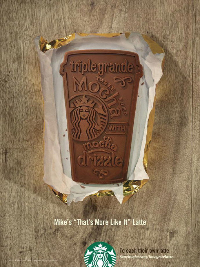 星巴克趣味创意海报设计