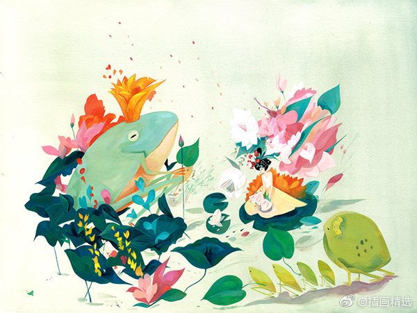 插画师Jon Lau的作品充满孩童般异想天开的故事，但充满阳光和温暖|童真|插画师|孩童_新浪新闻