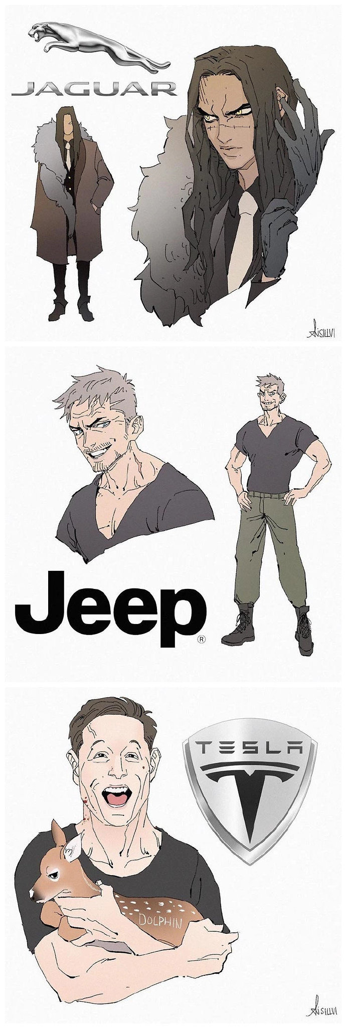 插画师Sillvi 根据自己对各品牌的理解定位，把品牌拟人化|插画师|三巨头|快餐_新浪新闻