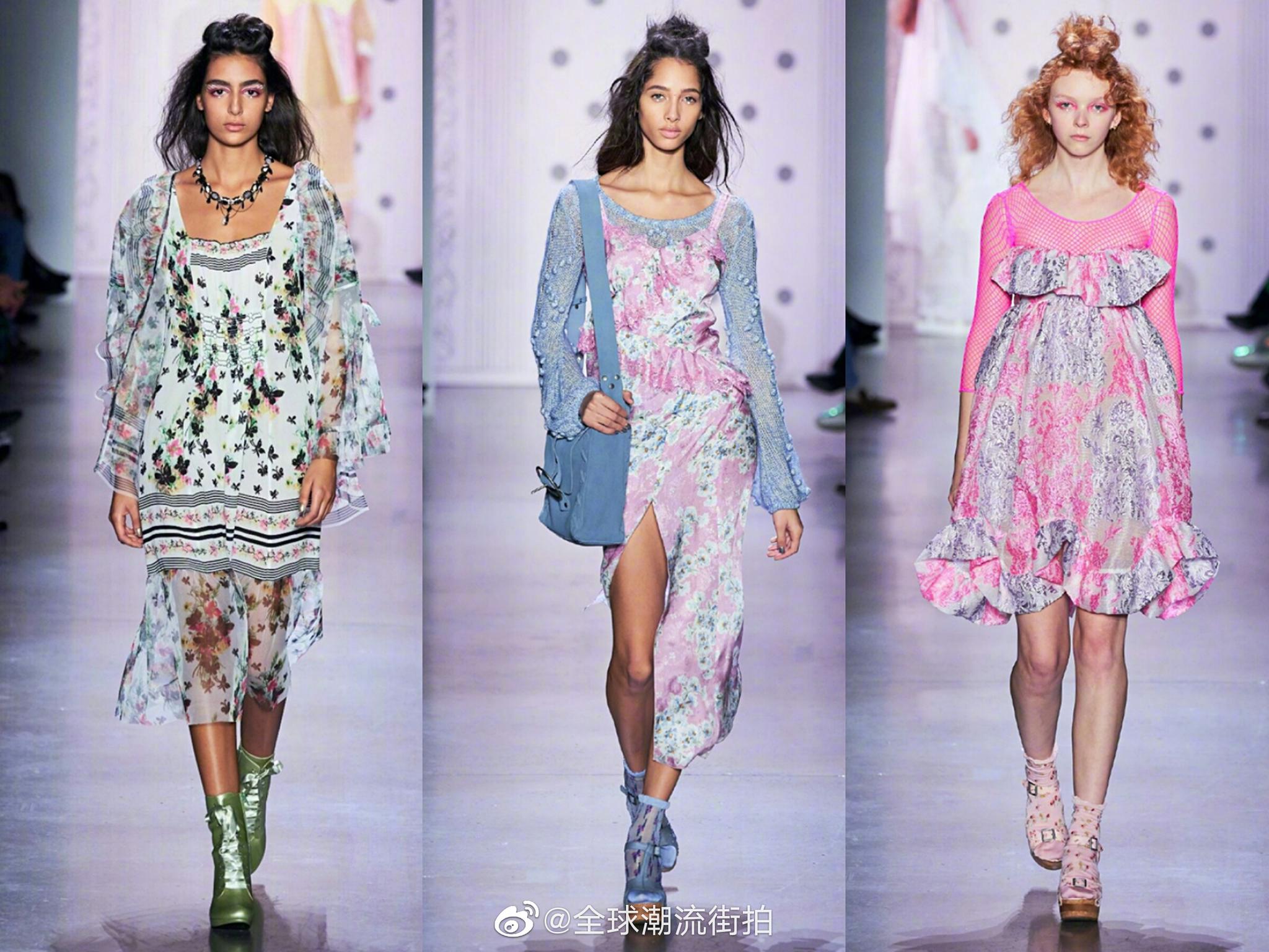 Anna Sui 2020春夏系列。忍不住沉迷其中的梦幻田园风_新浪新闻