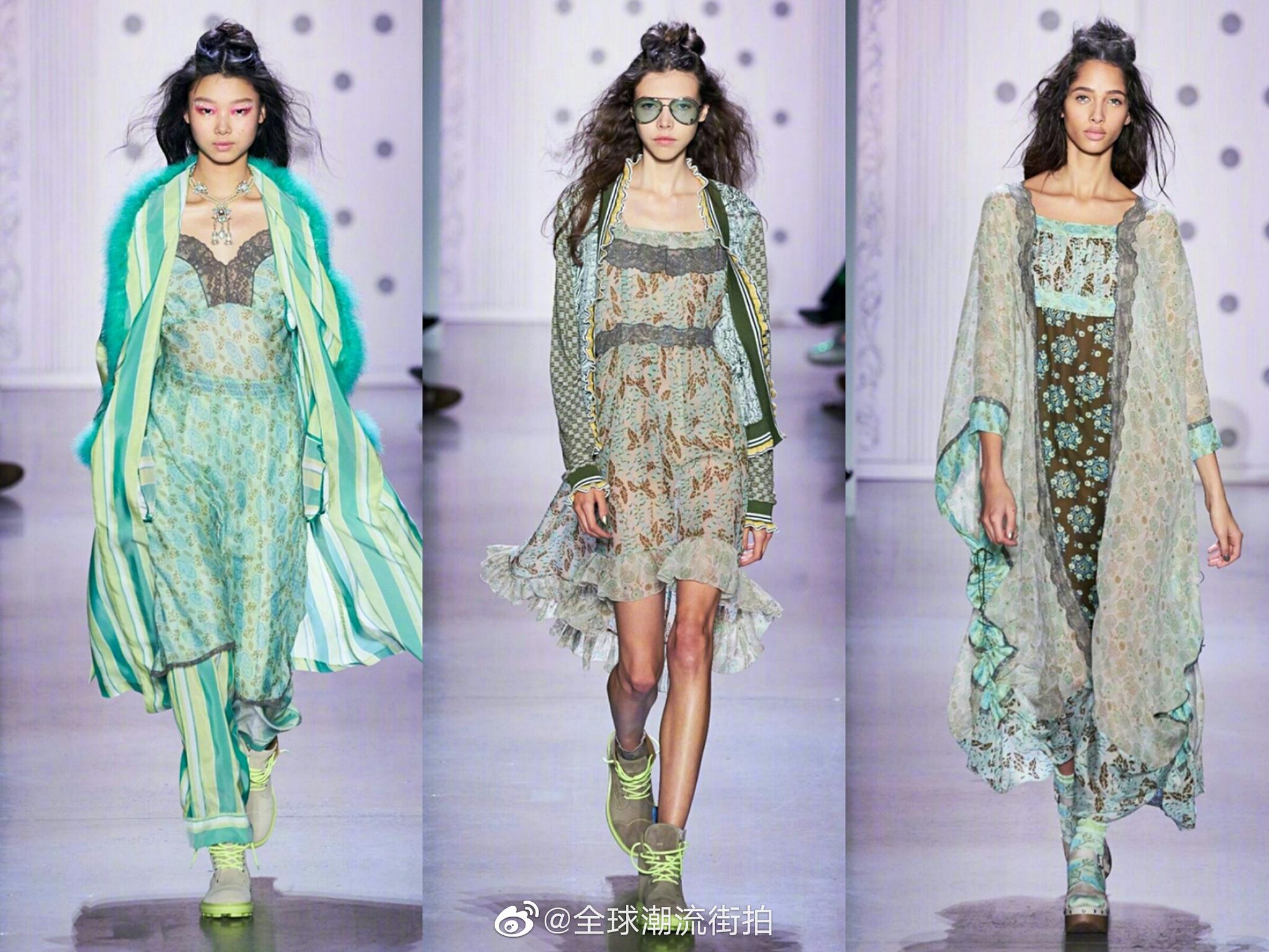 Anna Sui 2020春夏系列。忍不住沉迷其中的梦幻田园风_新浪新闻