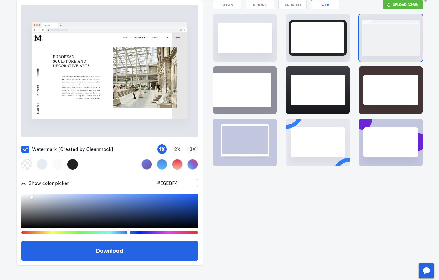 总是有真爱粉在私信里求UI样机Cleanmock——只需要拖动图片