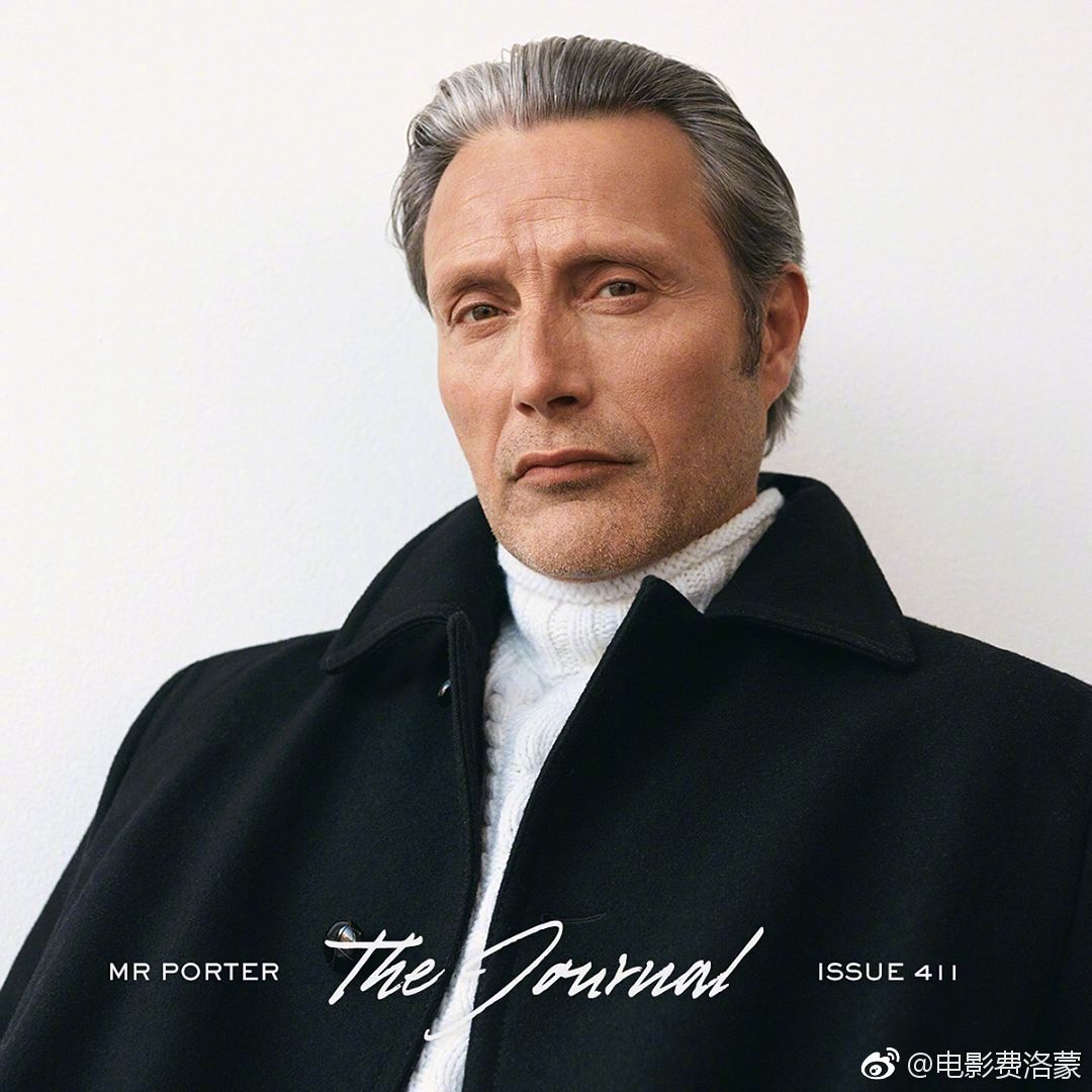 麦斯·米科尔森，Mr. Porter写真，摄影师Bjorn Iooss