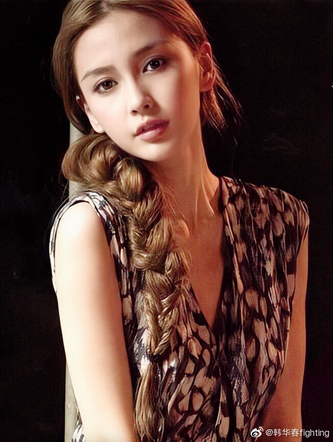 模特时期的Angelababy太美了，简直就是颜值的巅峰期