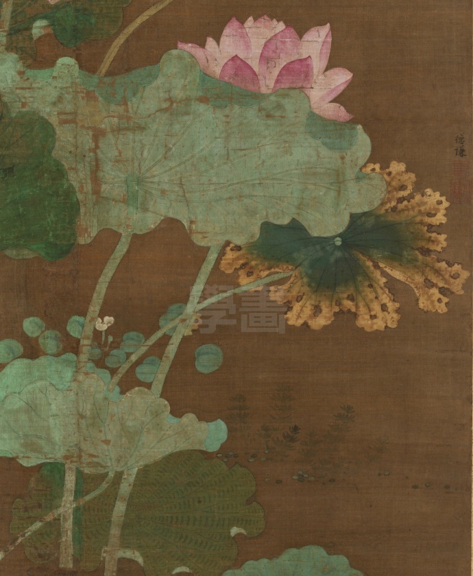 对轴，绢本重设色各150.6 x 91|绢本|设色|国立博物馆_新浪新闻