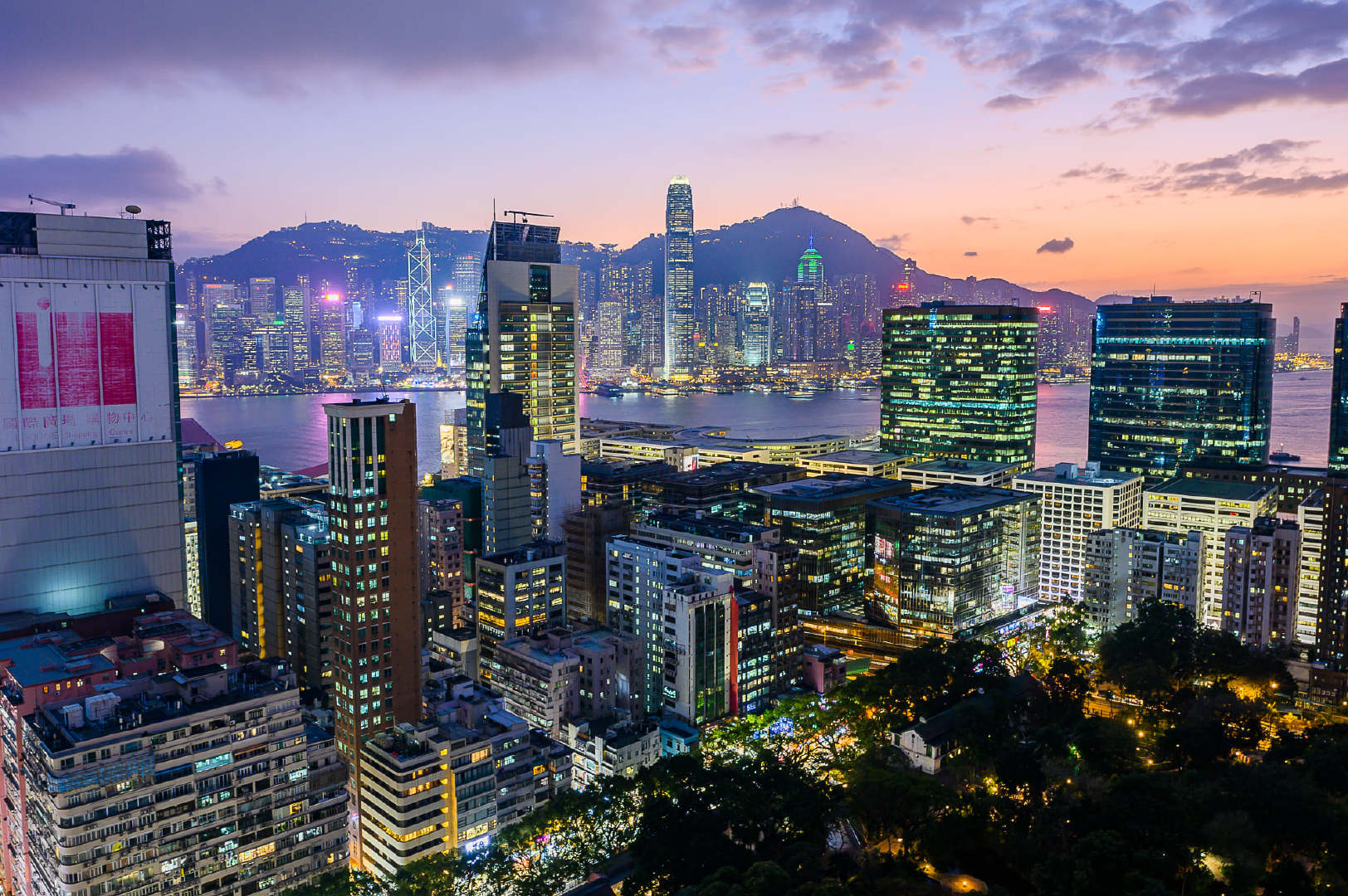 美丽的维港 拍摄：Kent Mok‎