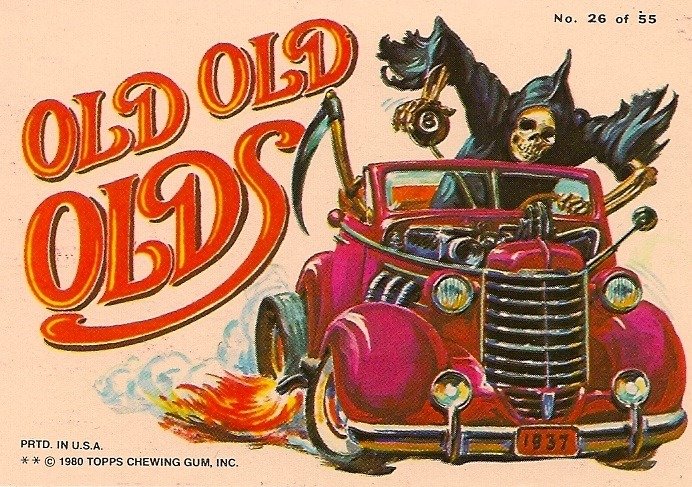 “怪奇车手”（1980），Norm Saunders 与 Gary Hallgren 绘制