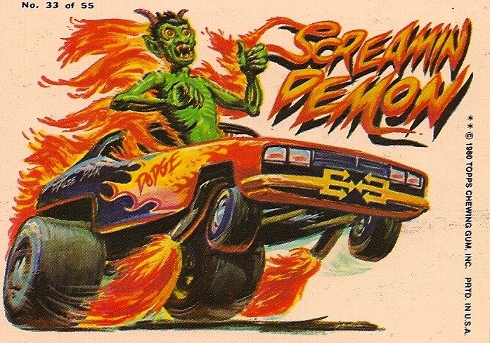 “怪奇车手”（1980），Norm Saunders 与 Gary Hallgren 绘制