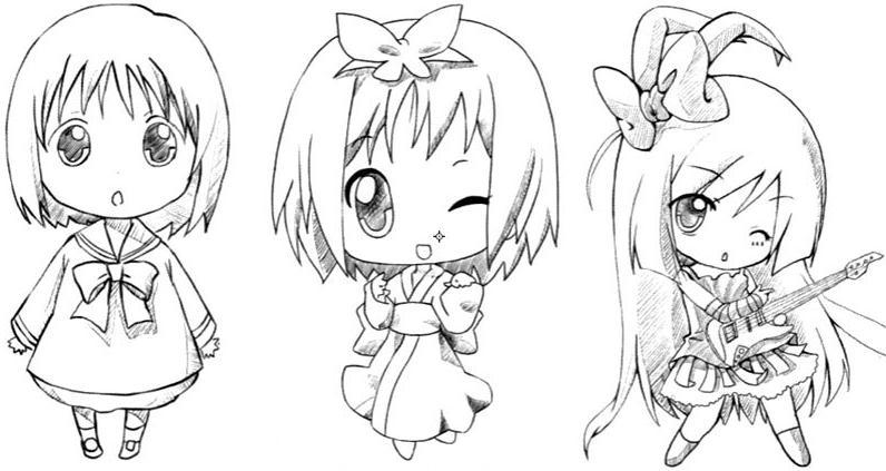 q版人物怎么画？动漫q版人物的画法教程！