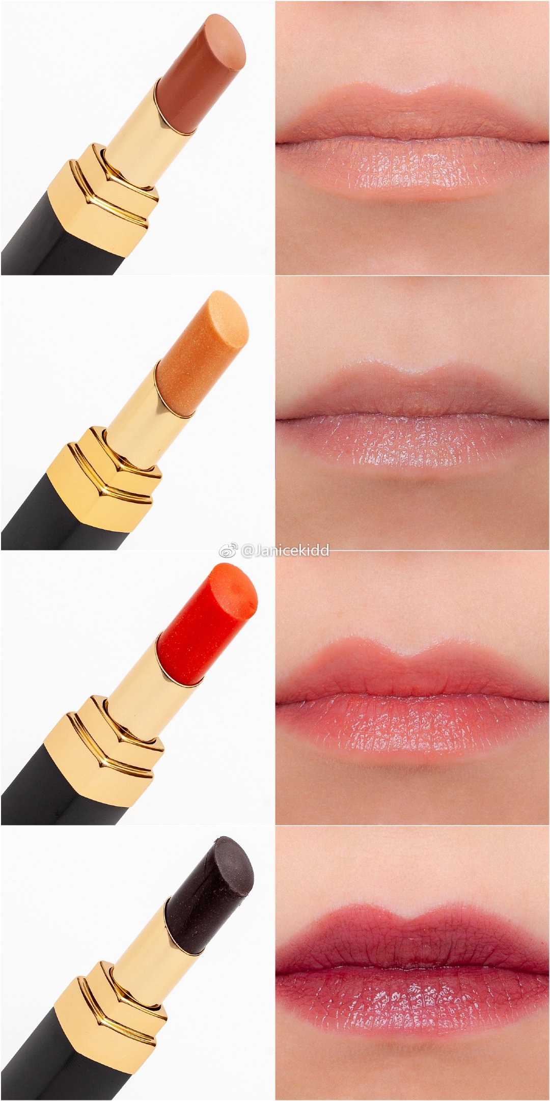 Chanel 2019年春季新品口红Rouge Coco Flash试色分享口红质地水润光|口红|水润|润唇膏_新浪新闻