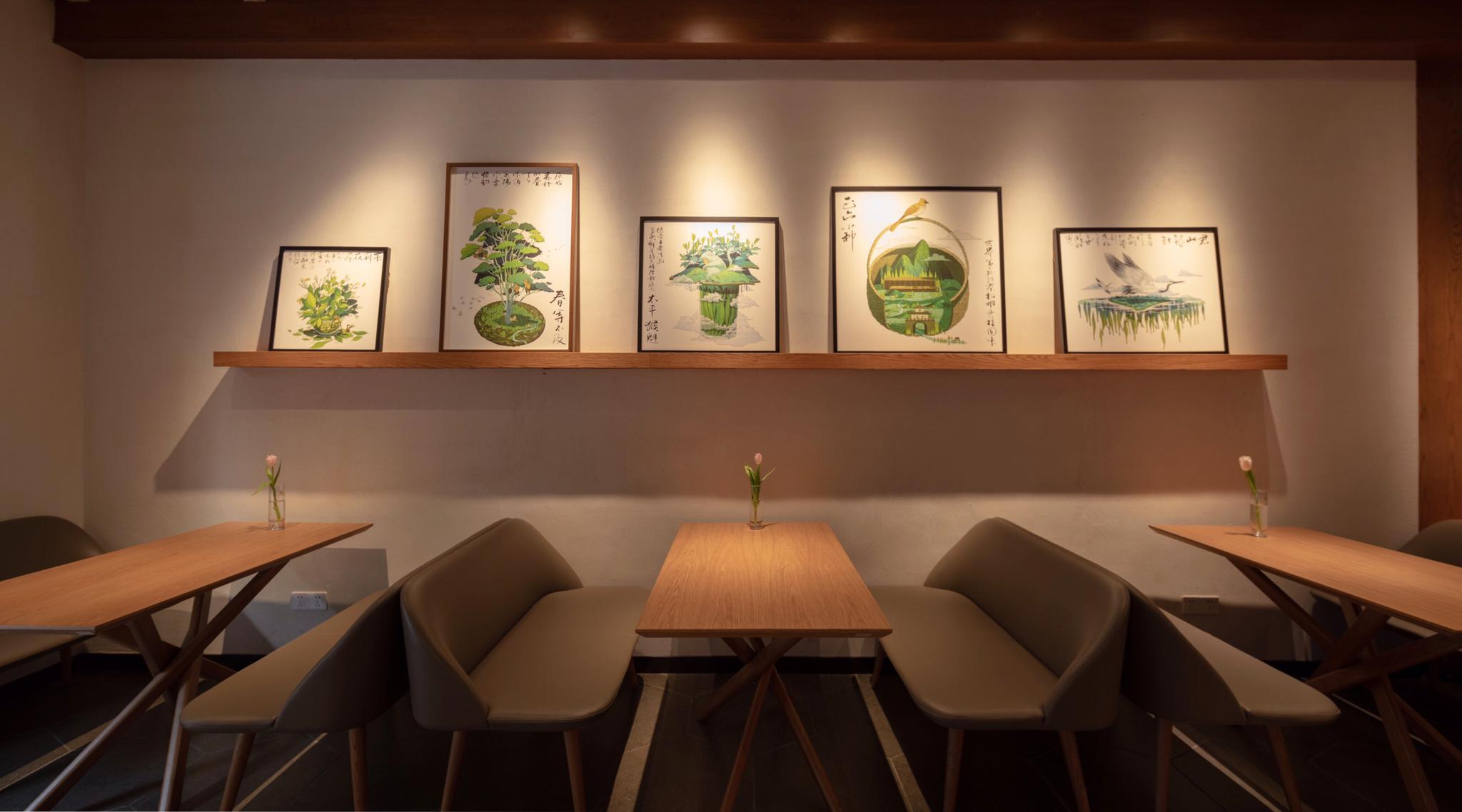 年底与茶美学品牌Tea’stone合作的系列插画出炉了