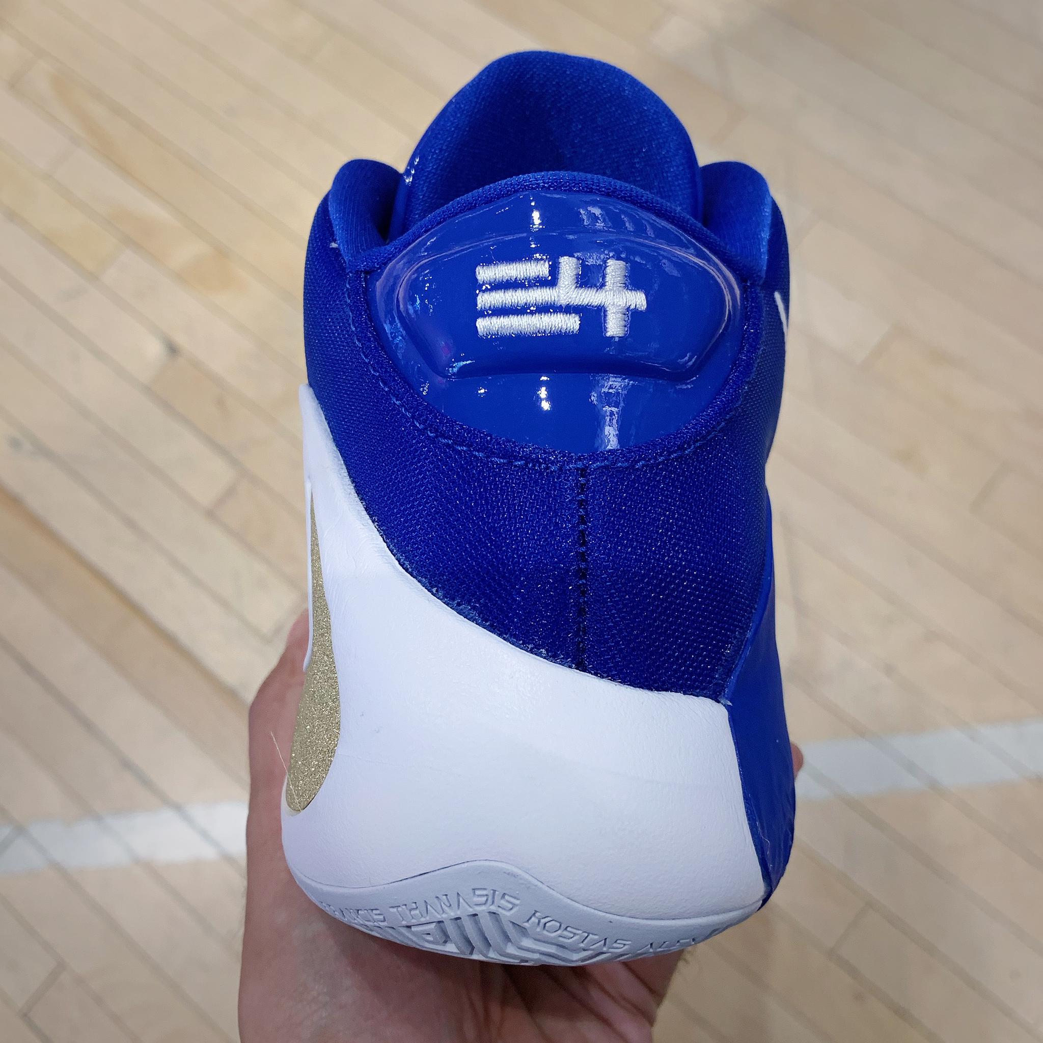 Nike Zoom Freak 1 'Greece'已经上架，蓝色比较正|鞋身|蓝色|大金|图案_新浪新闻