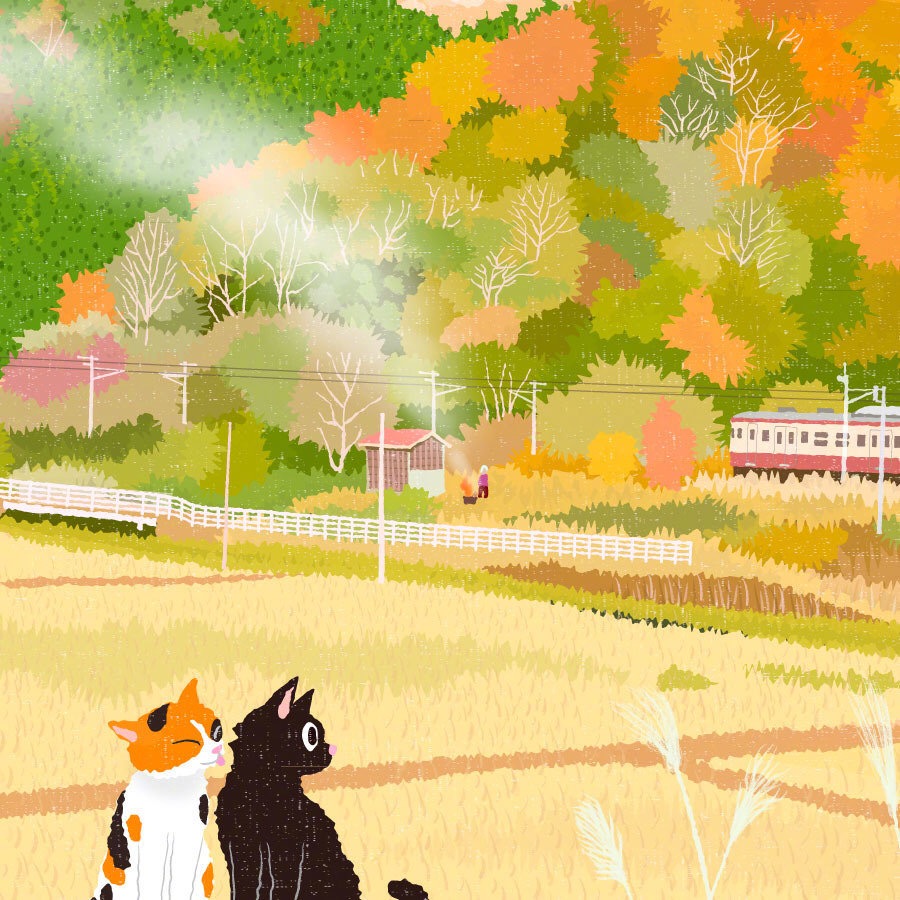 猫咪们的郊游 • 日本插画师森俊則 Toshinori Mori