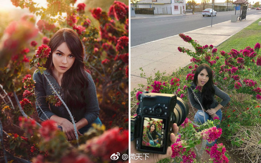 那些看着超级酷炫的照片，其实吧....是这样儿拍出来的（. calop_)|其实|照片_新浪新闻