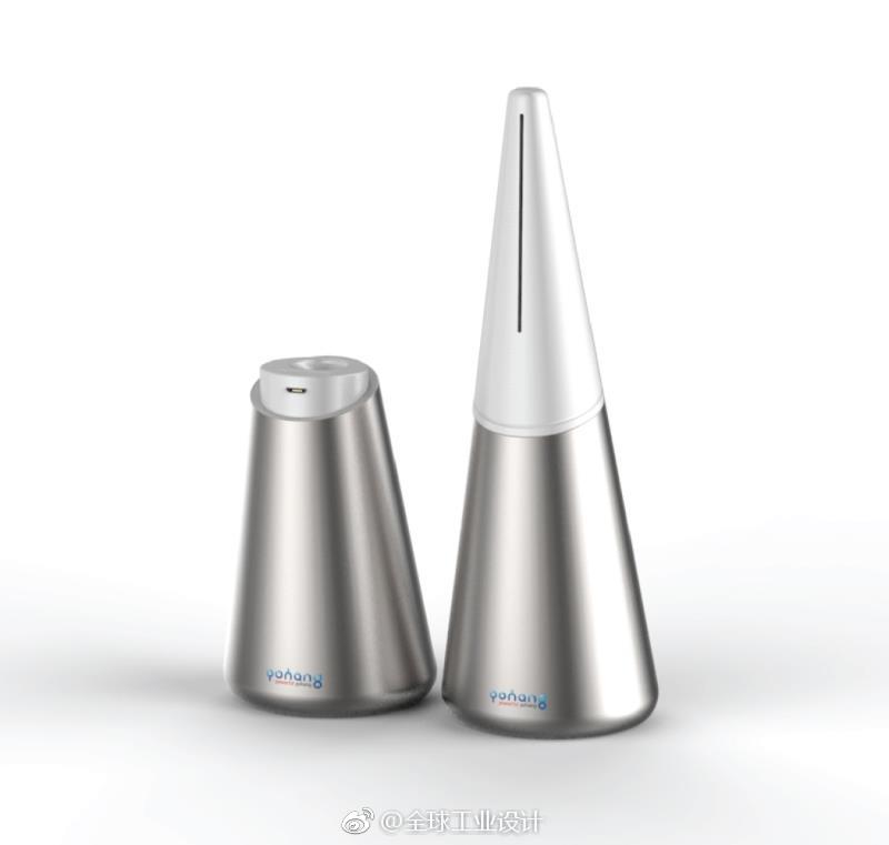 Watercone的外形具有超越功能的美感。不使用时