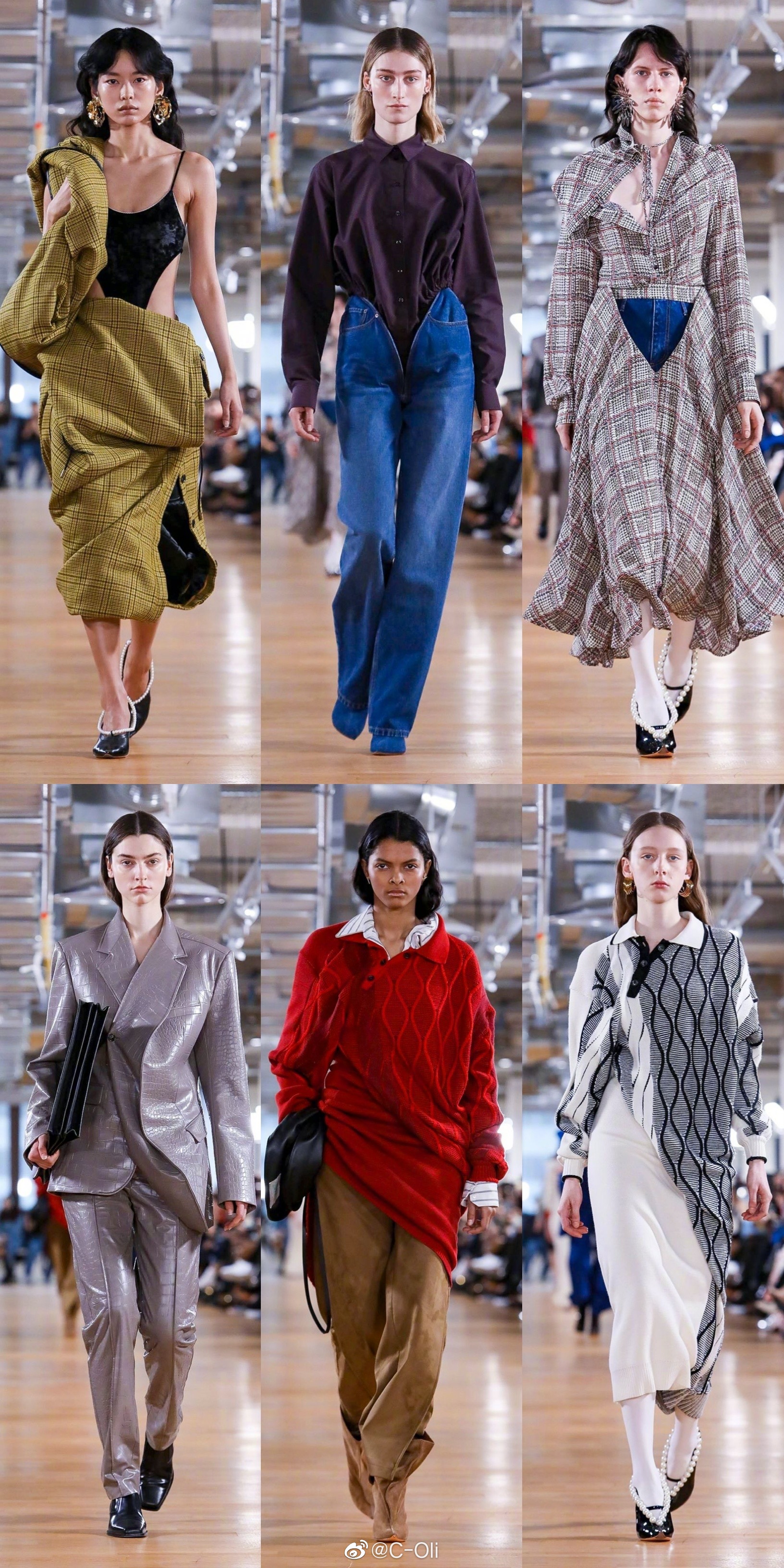 Y/Project F/W 2020 || 独特的剪裁，怪异的褶皱，夸张的耳饰