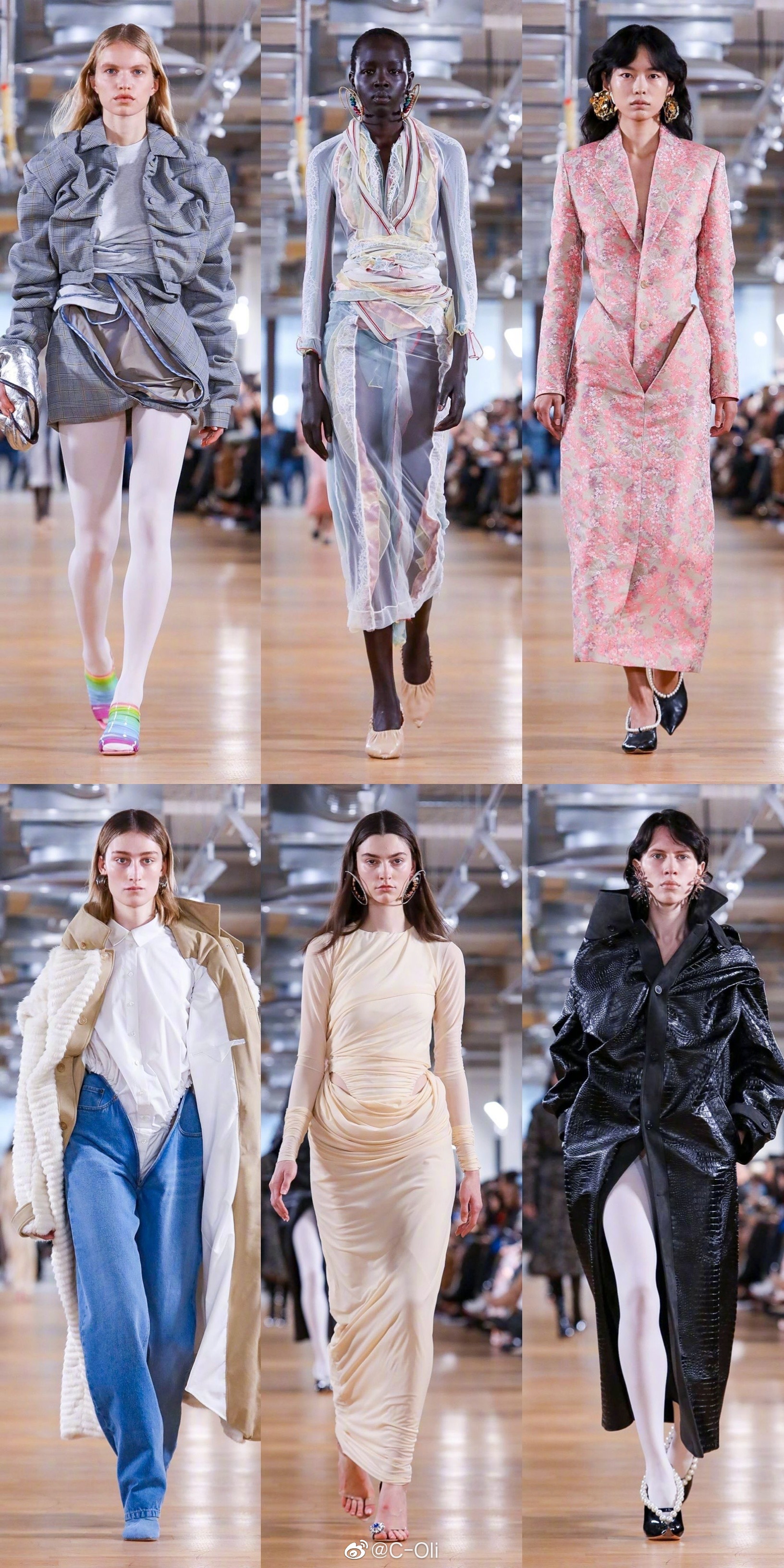 Y/Project F/W 2020 || 独特的剪裁，怪异的褶皱，夸张的耳饰