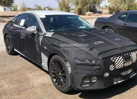 现代2020款Genesis G80新车谍照曝光，或于年底上市-新浪汽车
