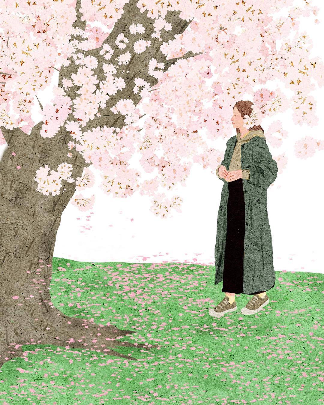 越南插画师Xuan Loc Xuan作品画面干净简洁而自然|插画师|越南|意境_新浪新闻