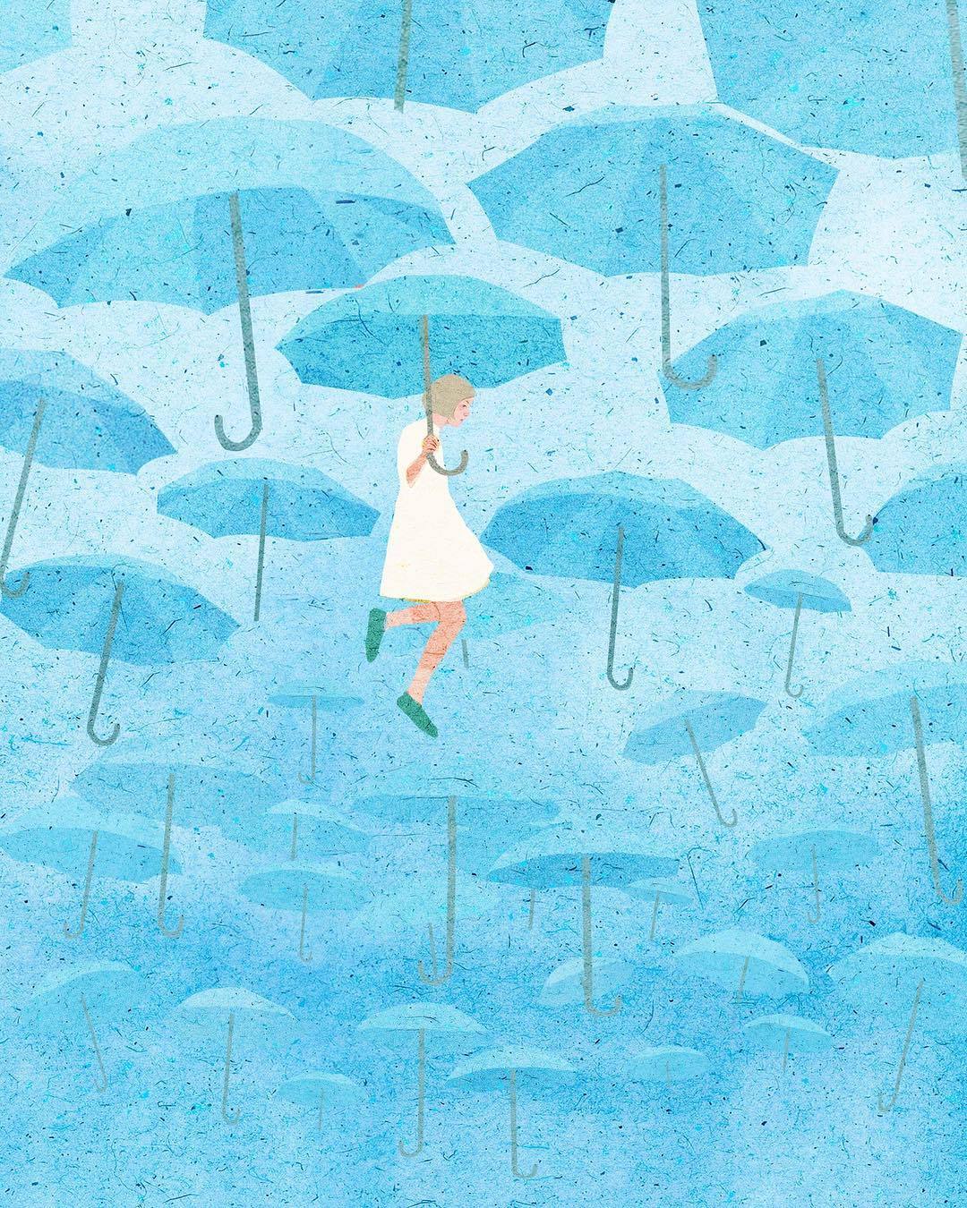 越南插画师Xuan Loc Xuan作品画面干净简洁而自然|插画师|越南|意境_新浪新闻