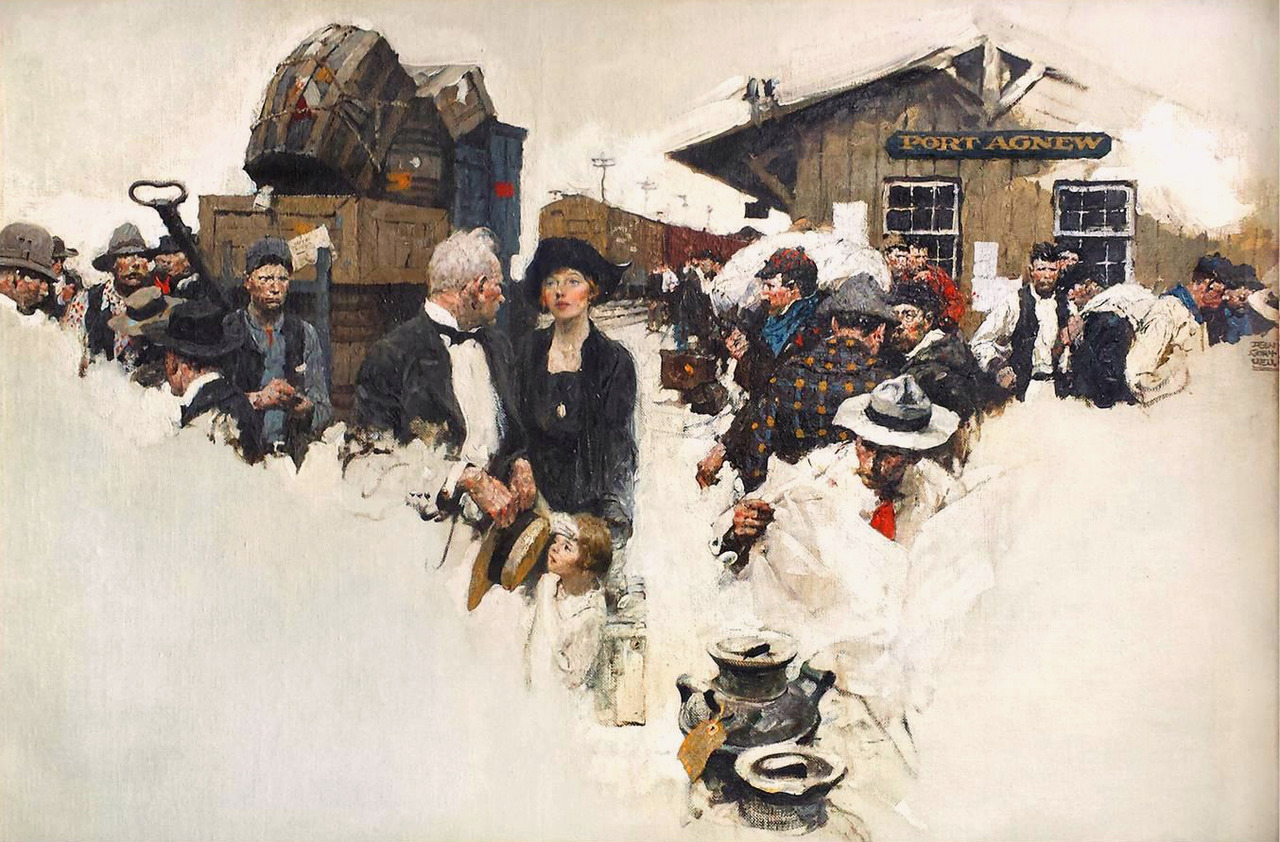 by Dean Cornwell