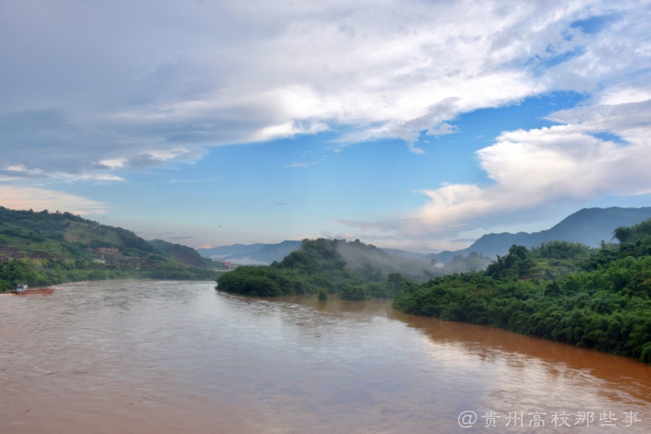 “赤”水河，看图就知道为什么要叫“赤水河”了|水河|赤水河_新浪新闻