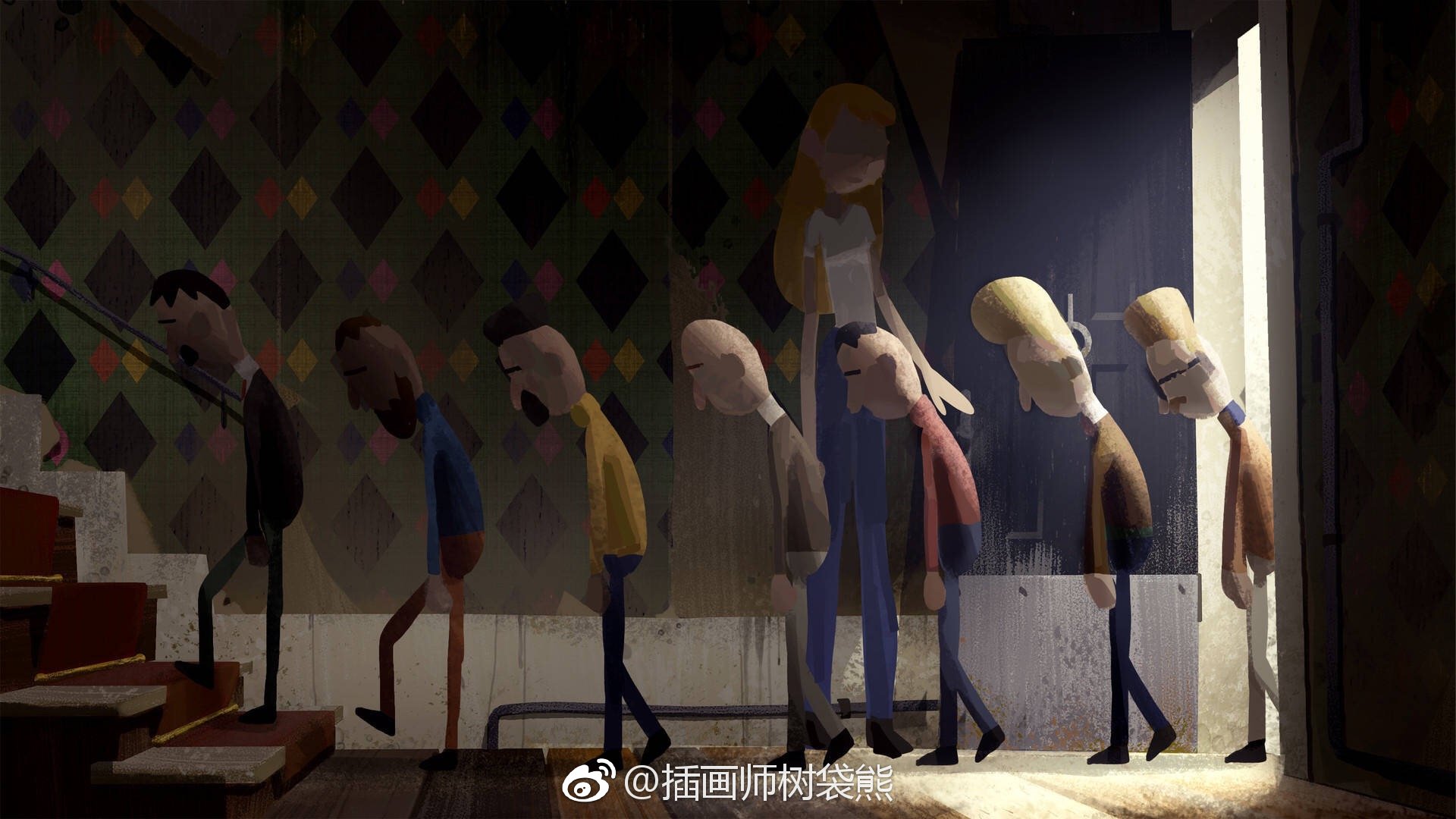 法国插画家 Zedig（Alexandre Diboine）概念场景插画设计作品