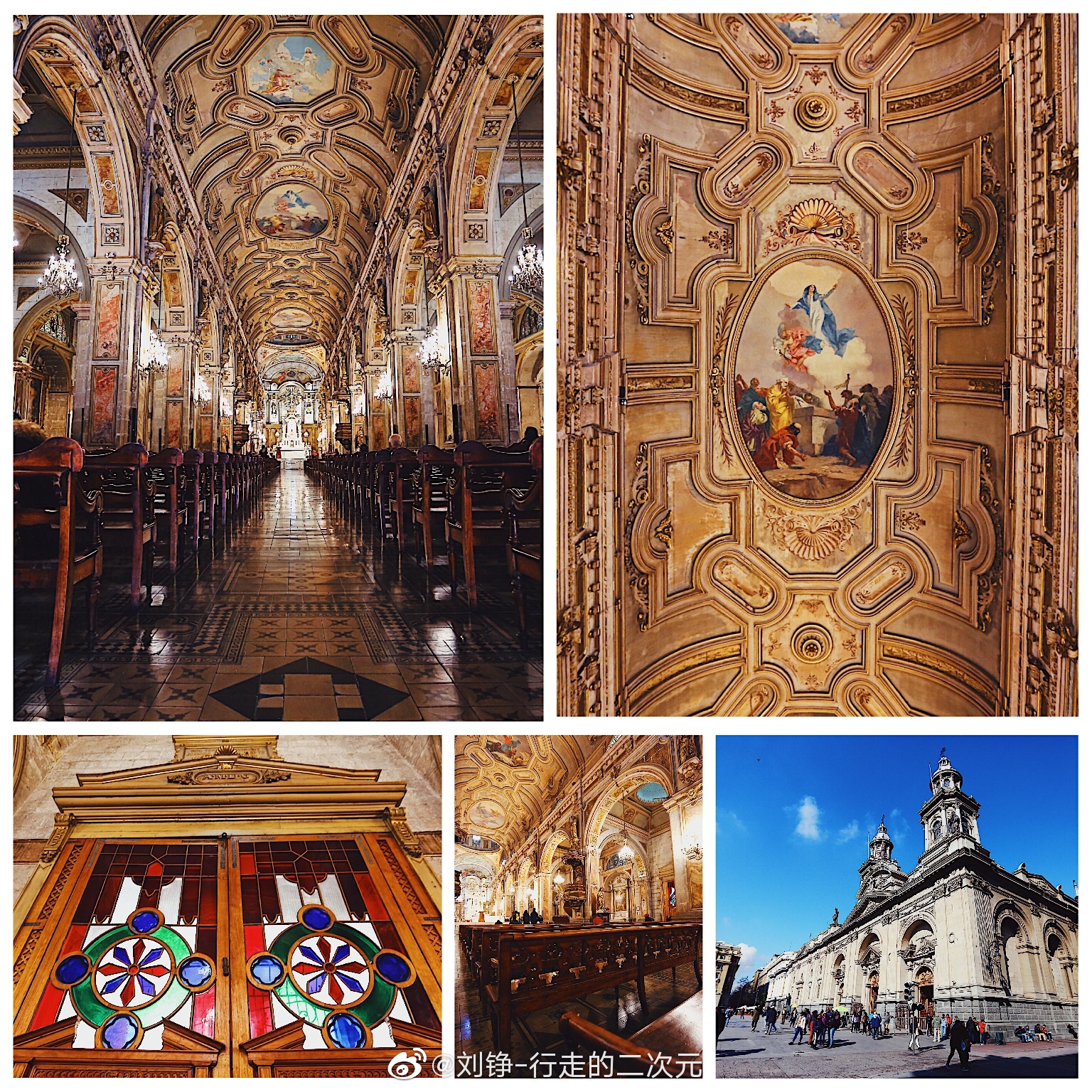 Metropolitan Cathedral of Santiago 圣地亚哥大教堂🇨🇱在位于|圣地亚哥大教堂|Cathedral|大教堂_新浪新闻