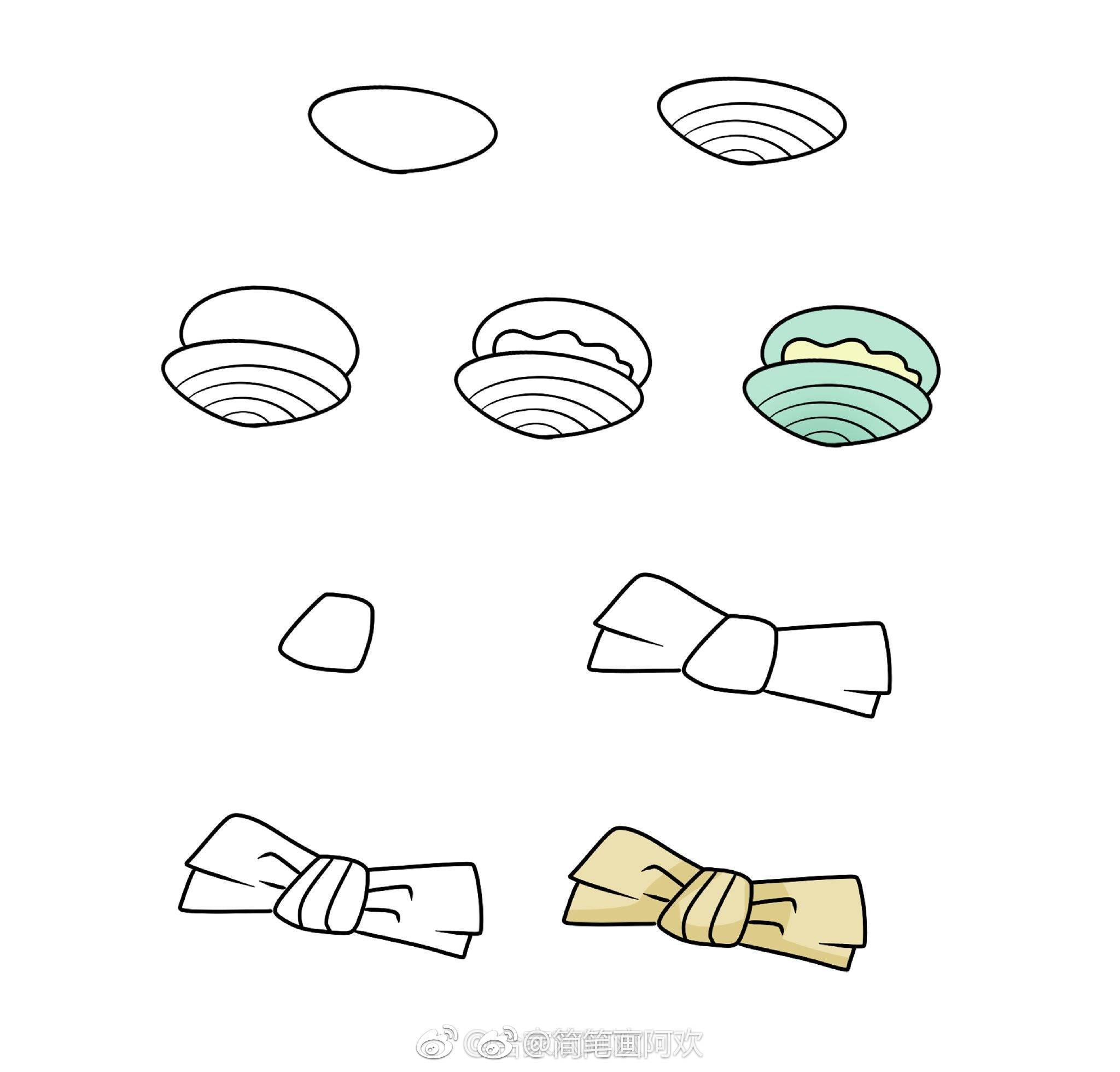 火锅主题简笔画小教程（by：@合家欢的日记 ）|简笔画|合家欢|日记_新浪新闻