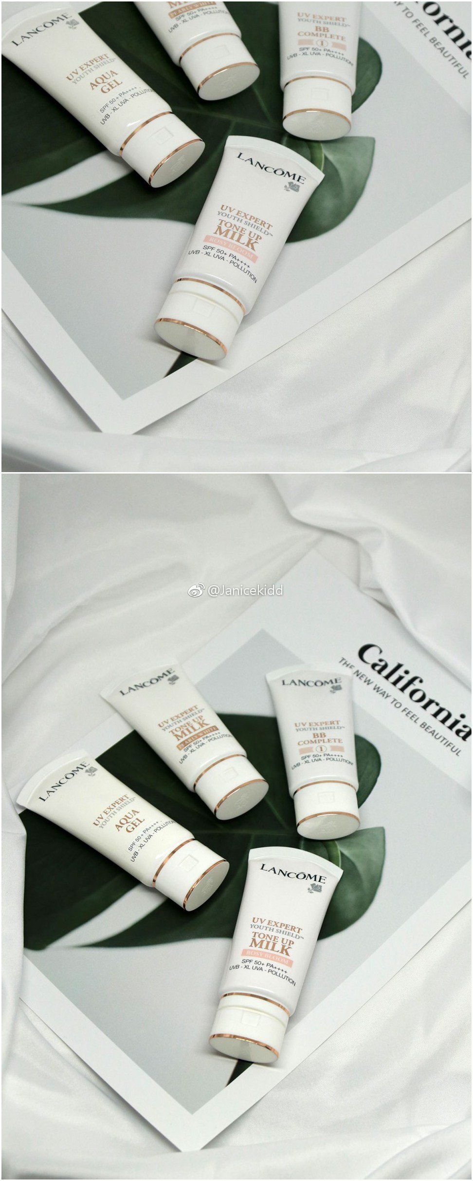 LANCOME 兰蔻2019新UV EXPERT TONE UP MILK ROSY BLOOM与已上市的UV|乳霜|质地|兰蔻_新浪新闻