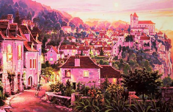 日本水彩大师 世仓铁平（Teppei Sasakura）插画作品集