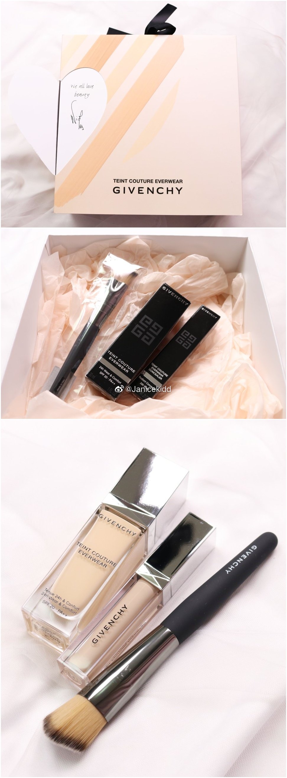 Givenchy Teint Couture Everwear粉底液与遮瑕液试色- Teint Coutu|遮瑕|粉底液|水润_新浪新闻