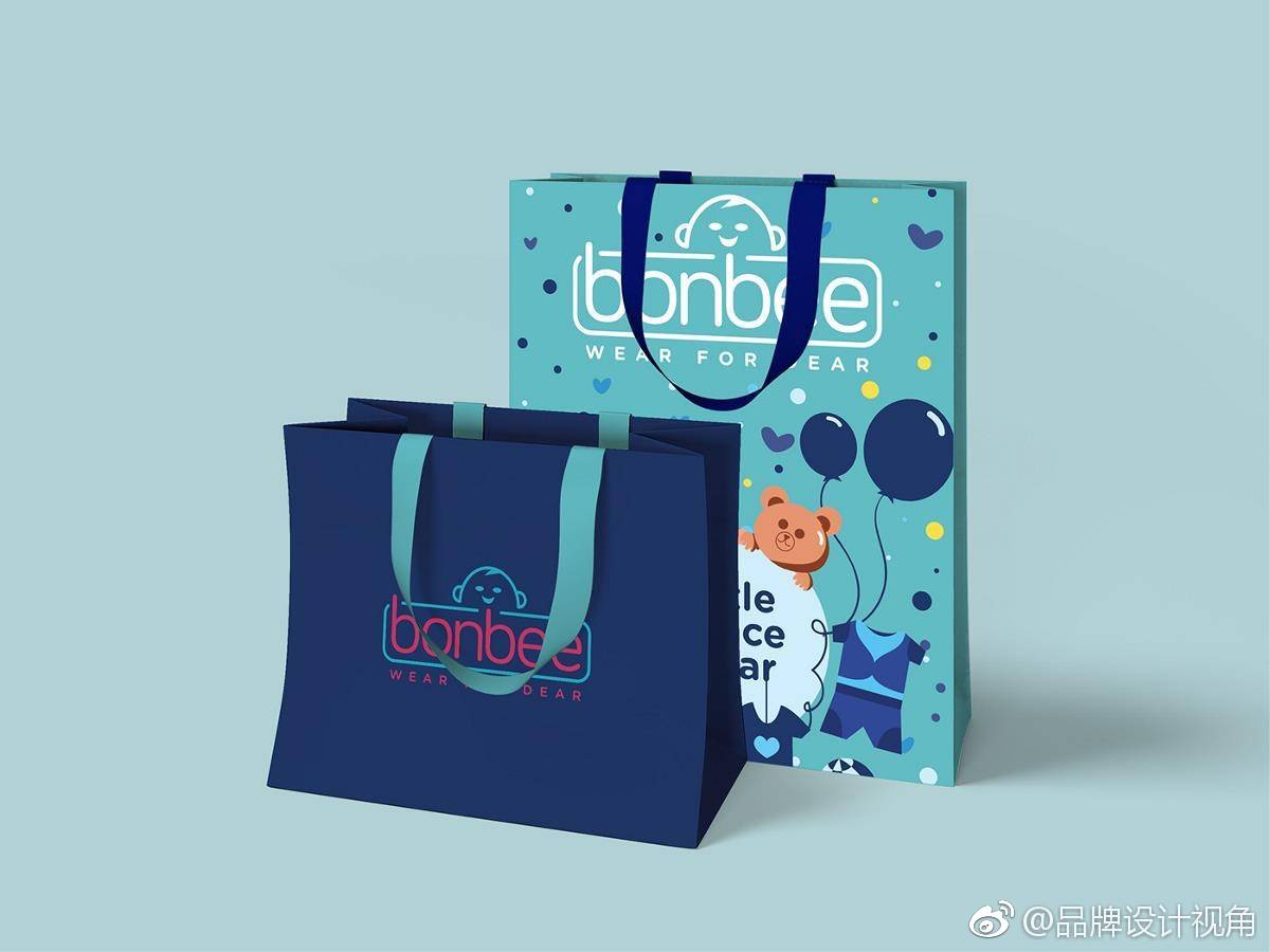 bonbee婴儿童装服装品牌logo设计及包装设计|童装|婴儿|logo设计_新浪新闻