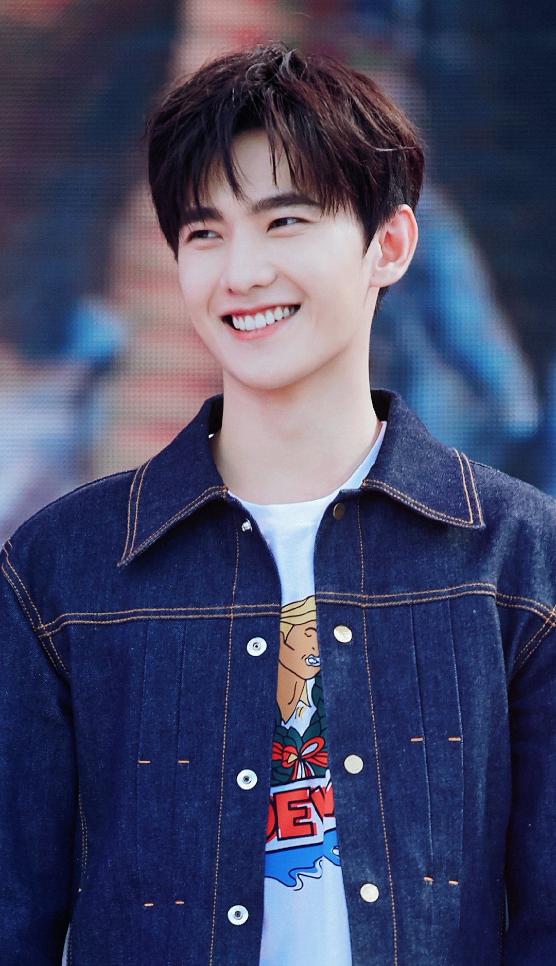 今日份的晚安，满脸笑容的杨洋甜到你了嘛