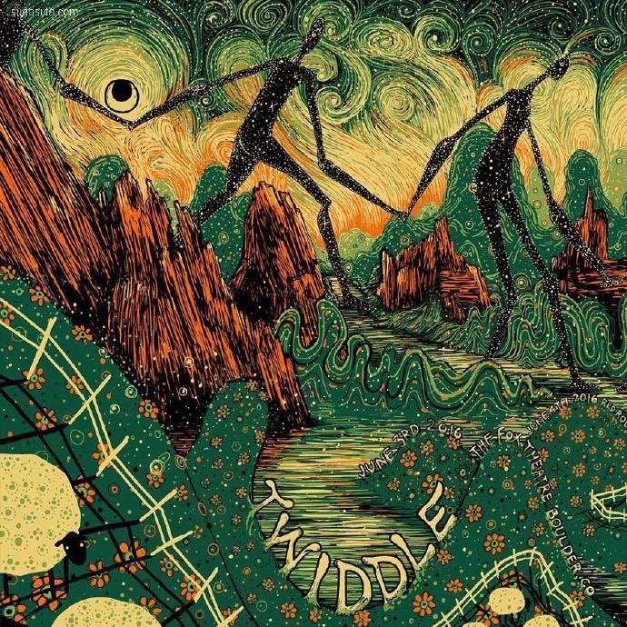 艺术家James R. Eads 把音乐和绘画结合在了一起|城市印象|绘画|印象派_新浪新闻