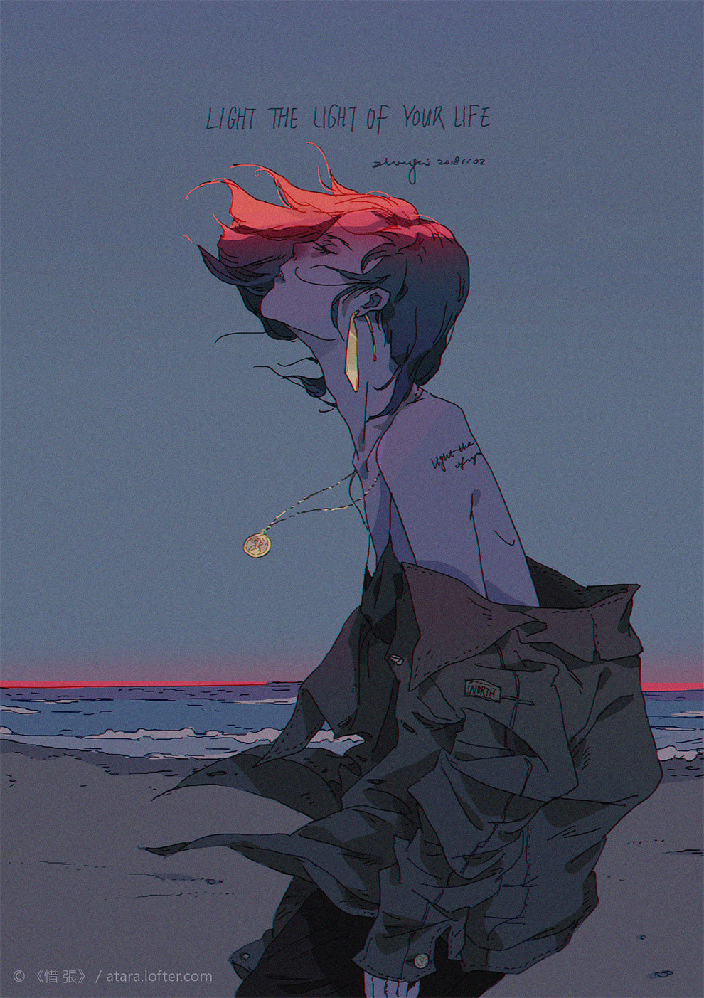 生活是艰难的，但要坚持下去插画家和概念艺术家 张惜（Xi Zhang）