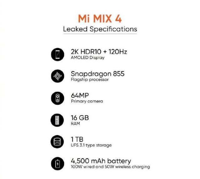 小米MIX4年度机皇曝光，骁龙855+100W快充，性价比爆棚__财经头条