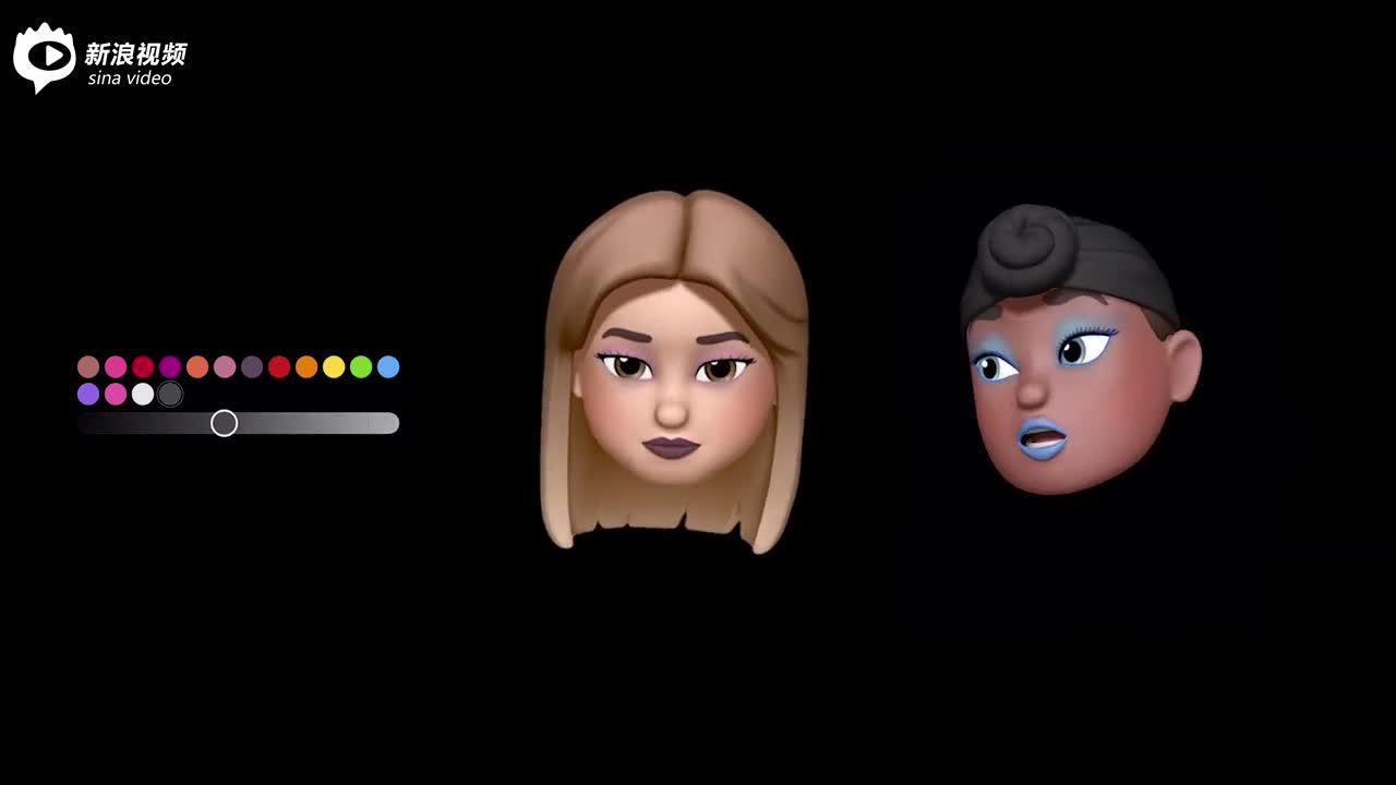 苹果wwdc19:Memoji化妆术_手机新浪网