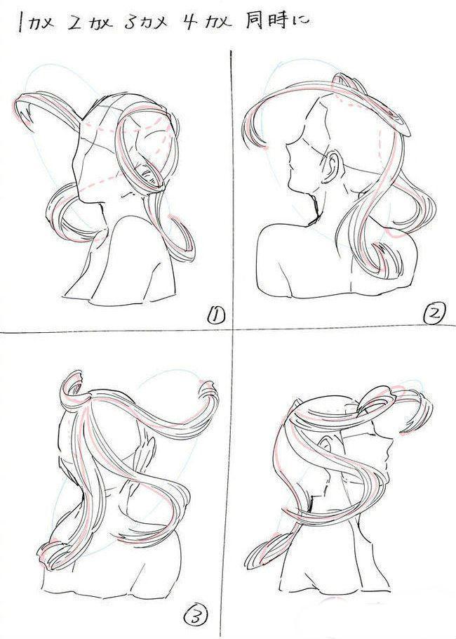 【精品】动漫人物头发怎么画？教你如何绘制人物头发的技巧！